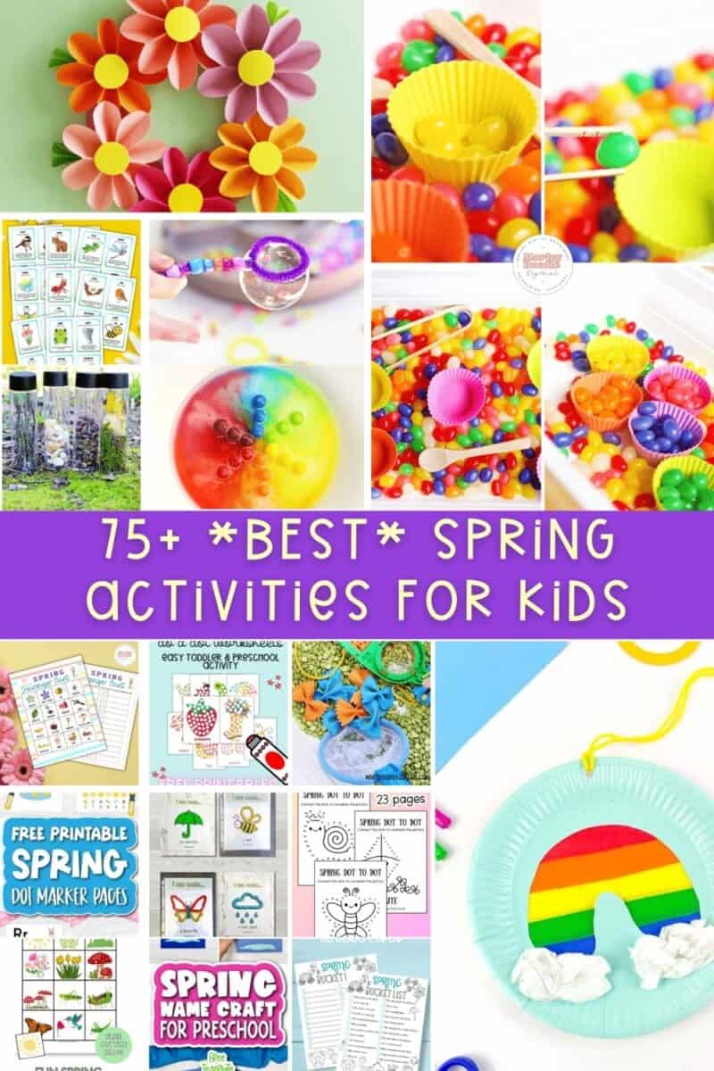 75+ *Fun* & Engaging Spring Activities For Kids - Marley Doodle Digital