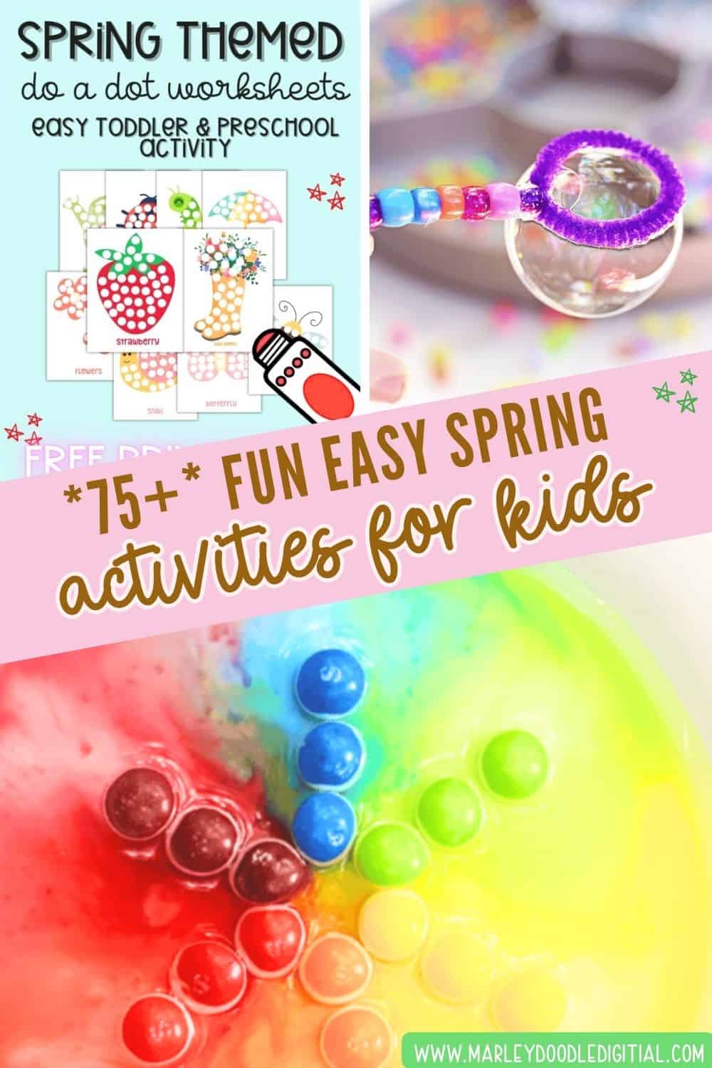 75+ *Fun* & Engaging Spring Activities For Kids - Marley Doodle Digital