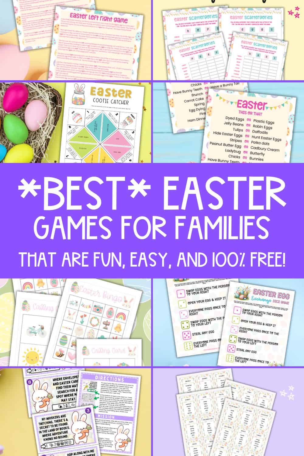 18+ *Totally Free* Easter Games (Perfect for Families) - Marley Doodle ...