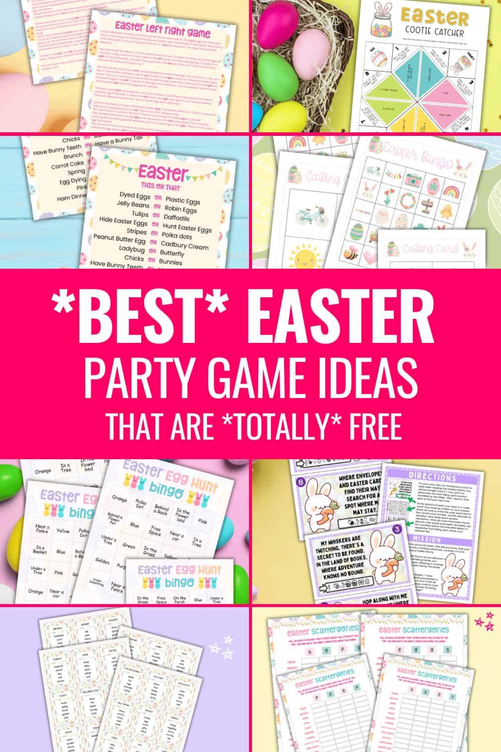 18+ *Totally Free* Easter Games (Perfect for Families) - Marley Doodle ...