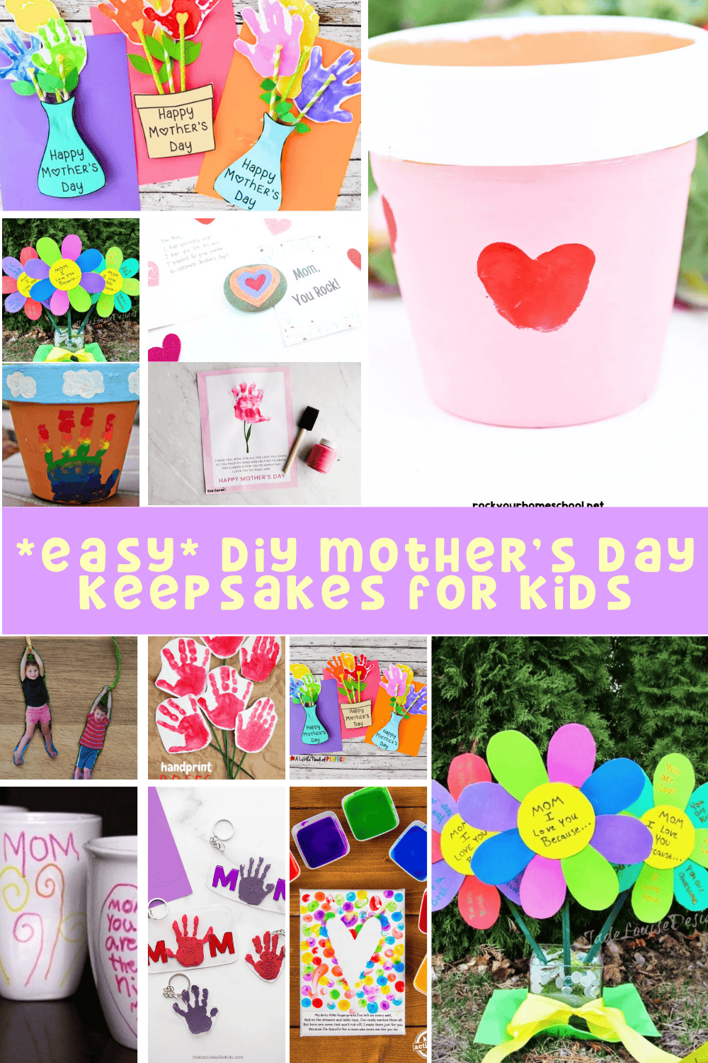 19+ DIY Mother's Day Keepsake Crafts Kids Can Make (She'll Keep Forever ...