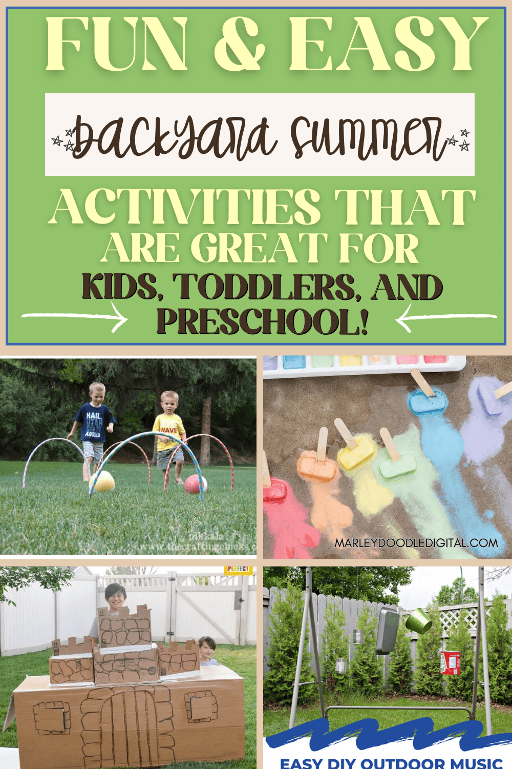 19+ Backyard Summer Activities for Kids (That They Will Actually Like ...