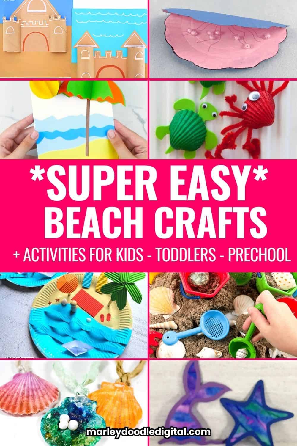 21+ Best Beach Themed Crafts and Activities For This Summer! - Marley ...