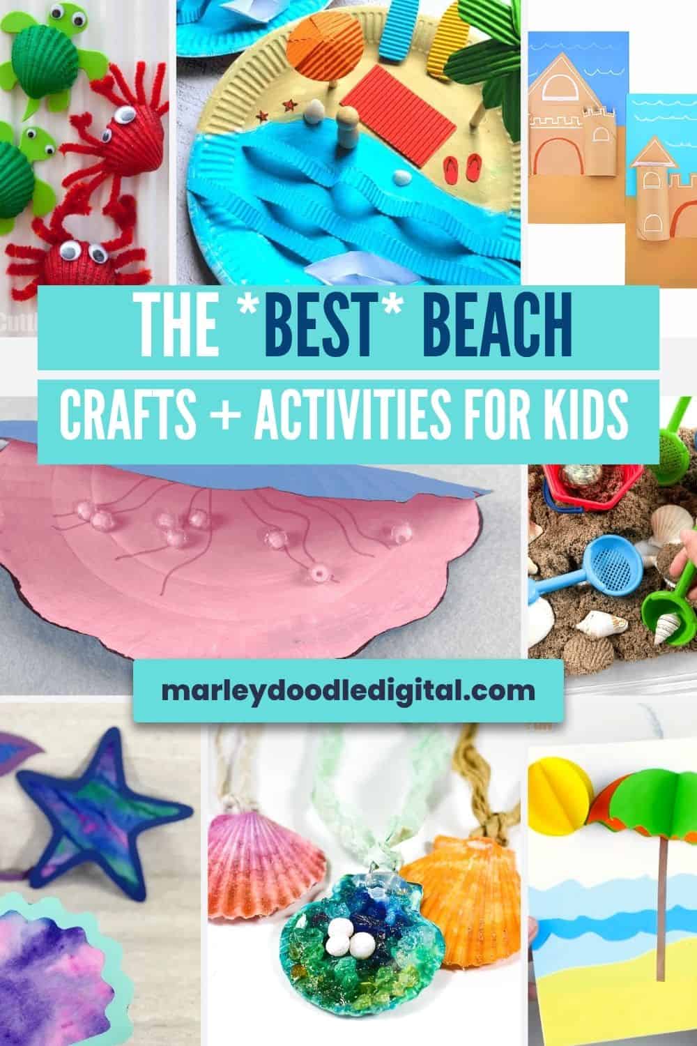 21+ Best Beach Themed Crafts and Activities For This Summer! - Marley ...