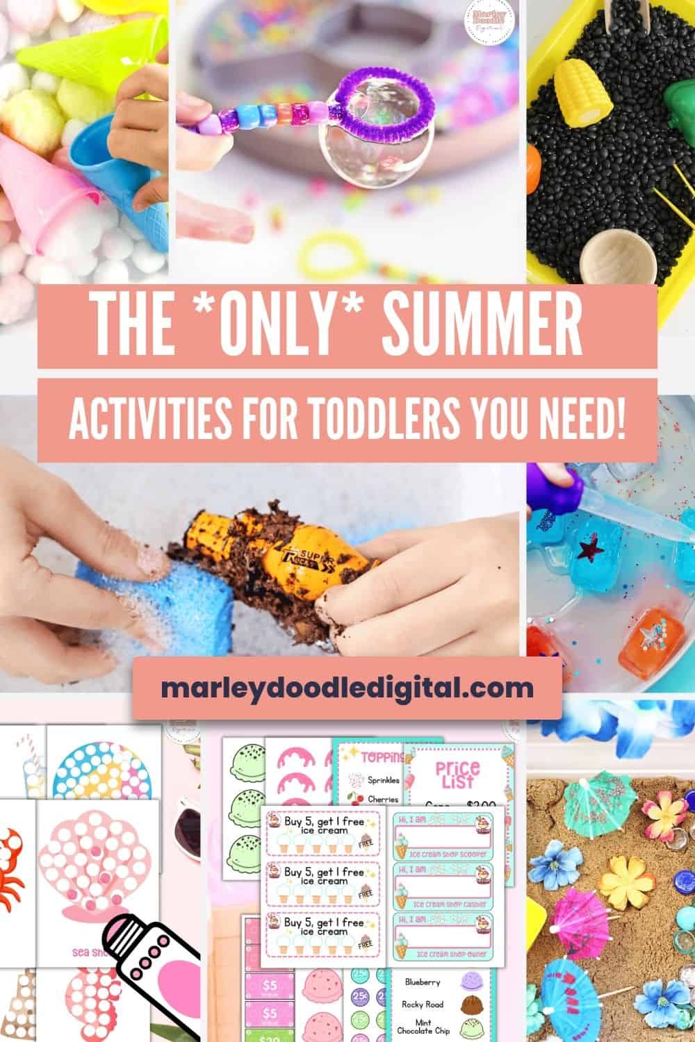 25+ *Fun* Summer Activities for Toddlers - Marley Doodle Digital