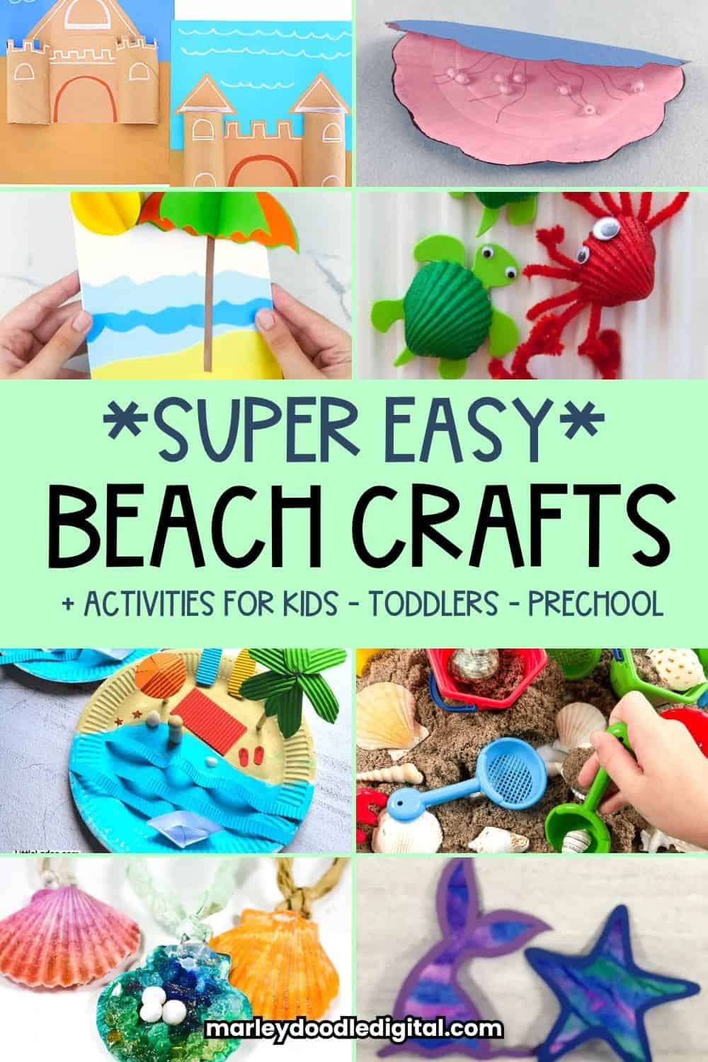 21+ Best Beach Themed Crafts and Activities For This Summer! - Marley ...
