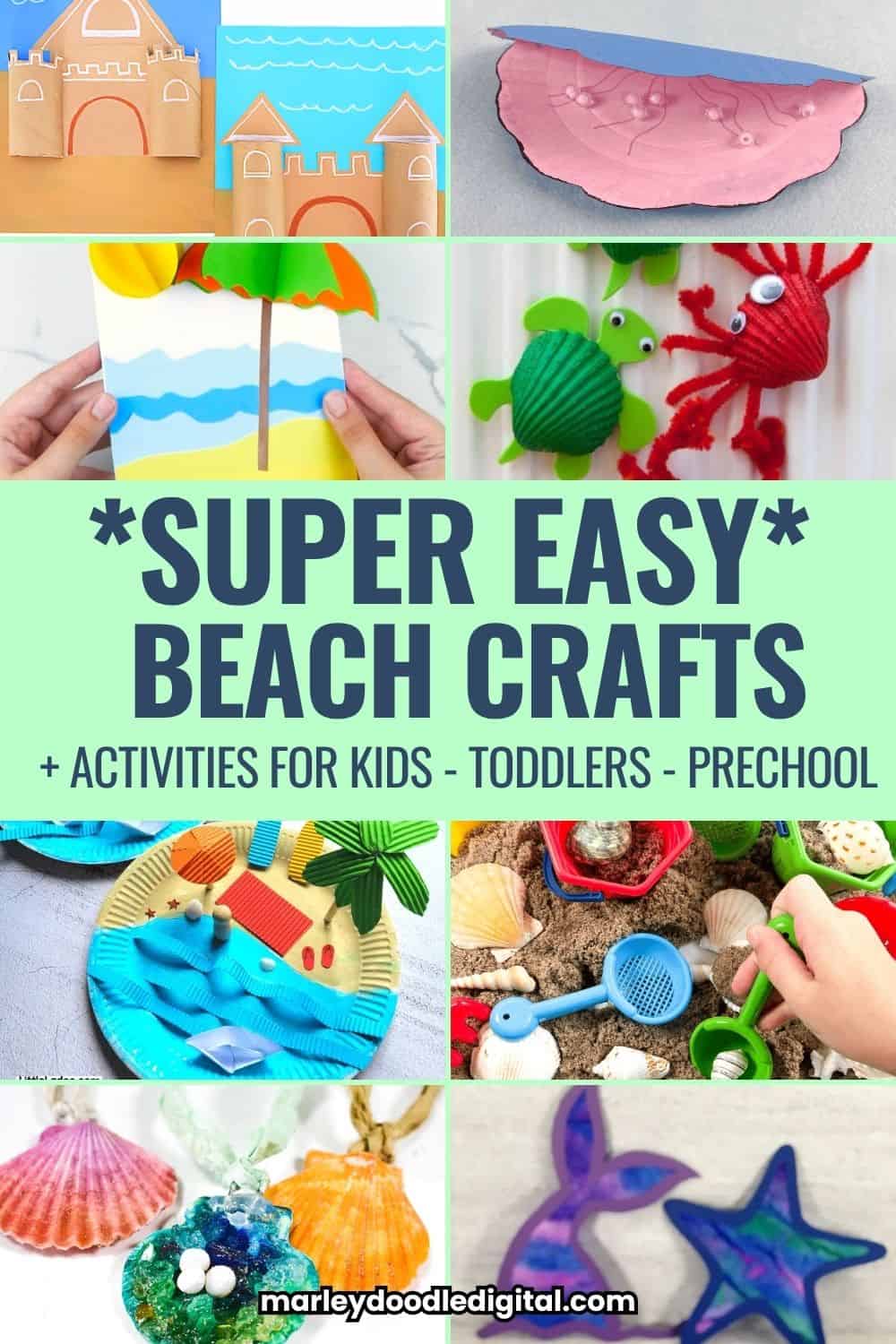 21+ Best Beach Themed Crafts and Activities For This Summer! - Marley ...