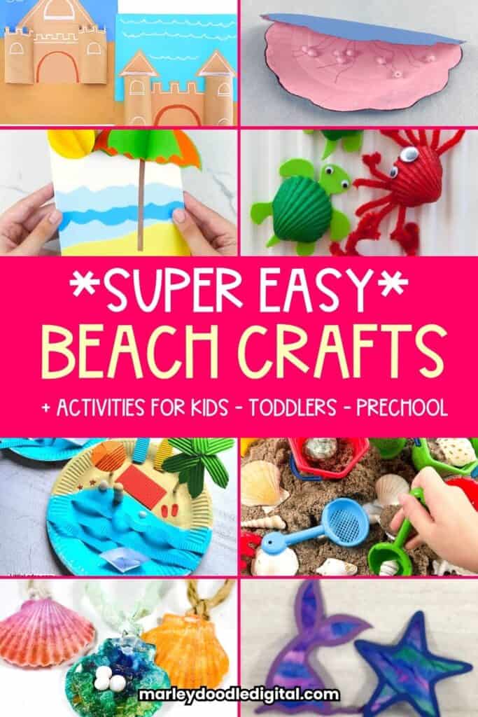 21+ Best Beach Themed Crafts and Activities For This Summer! - Marley ...