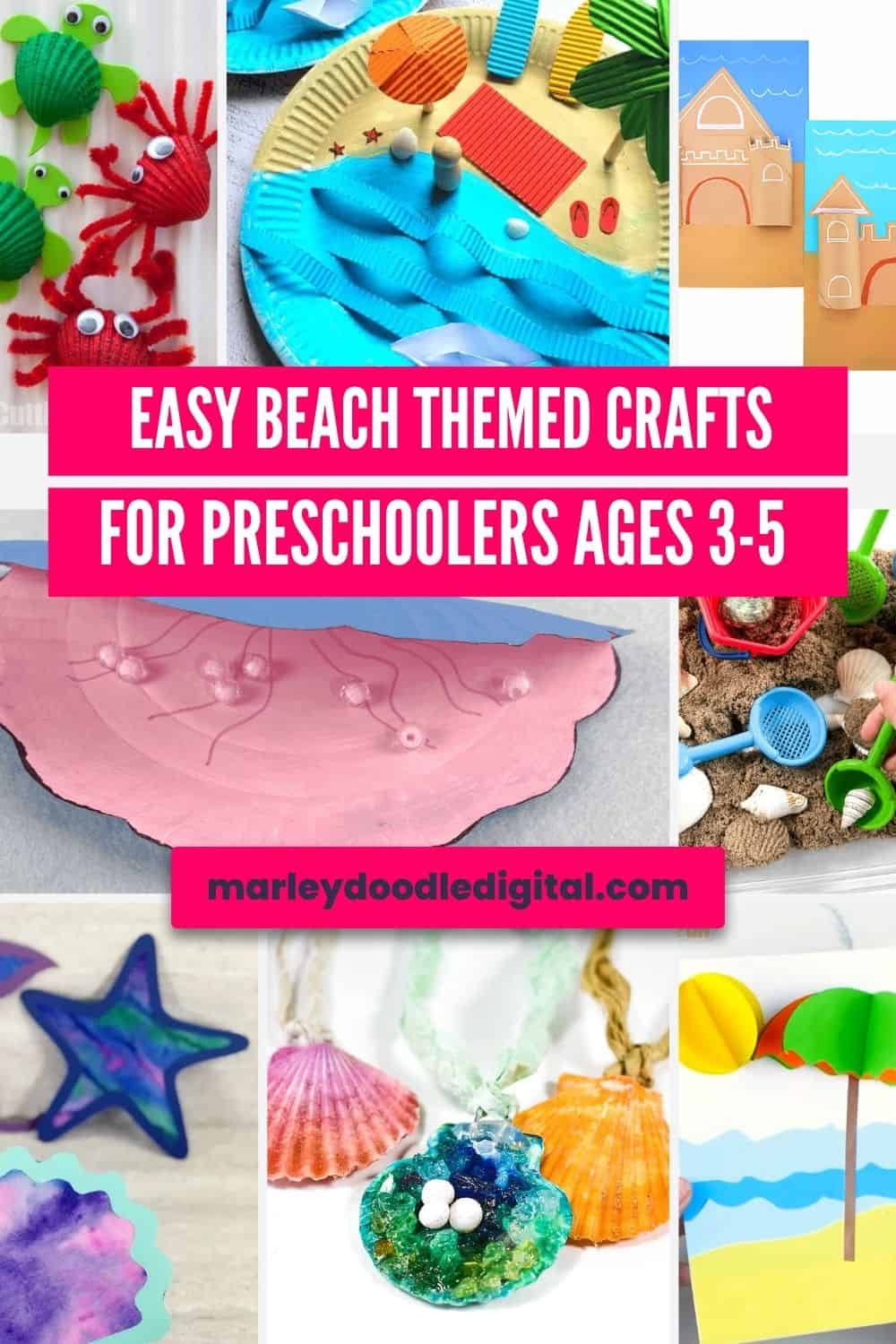 21+ Best Beach Themed Crafts and Activities For This Summer! - Marley ...
