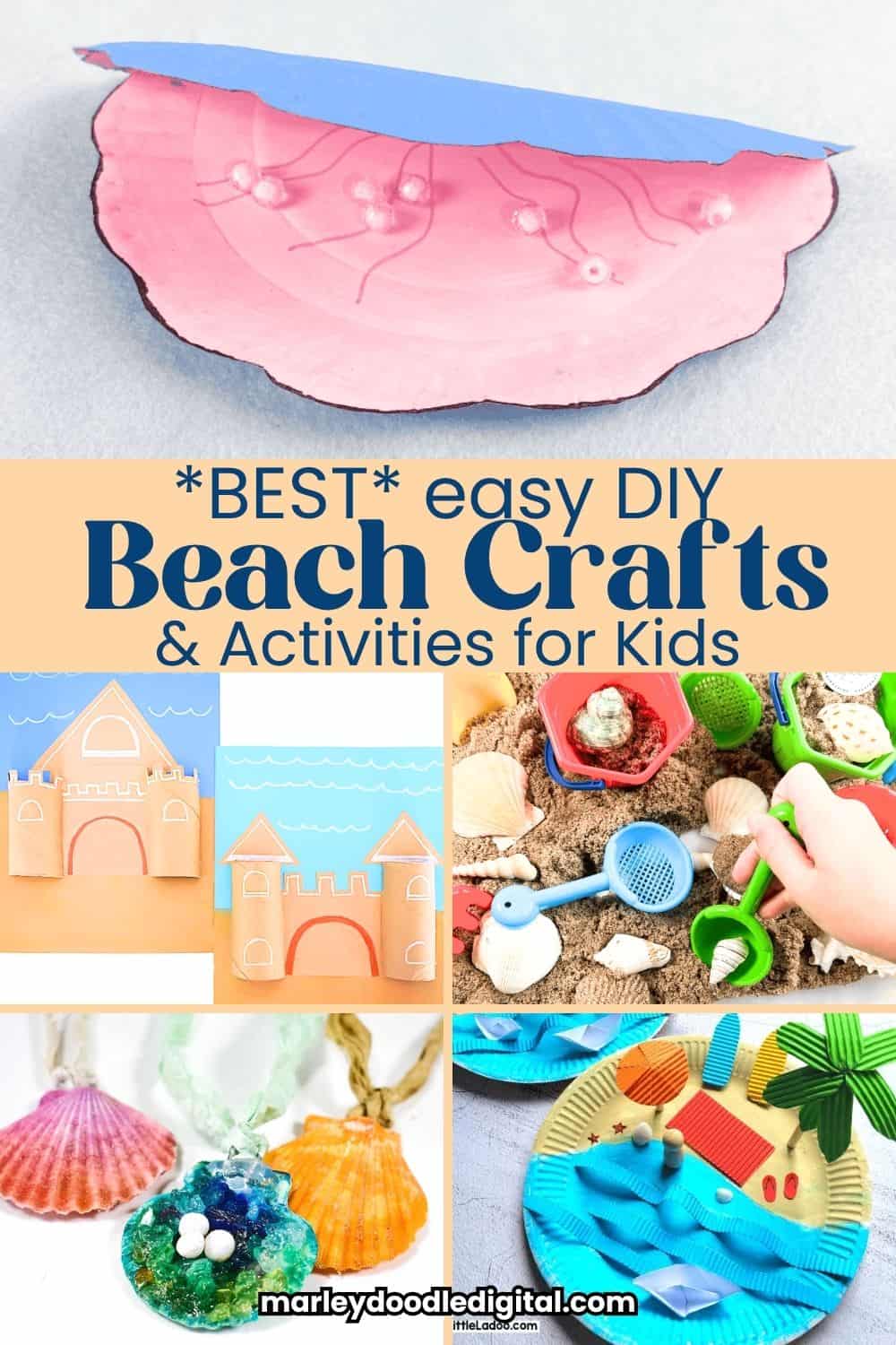 21+ Best Beach Themed Crafts and Activities For This Summer! - Marley ...