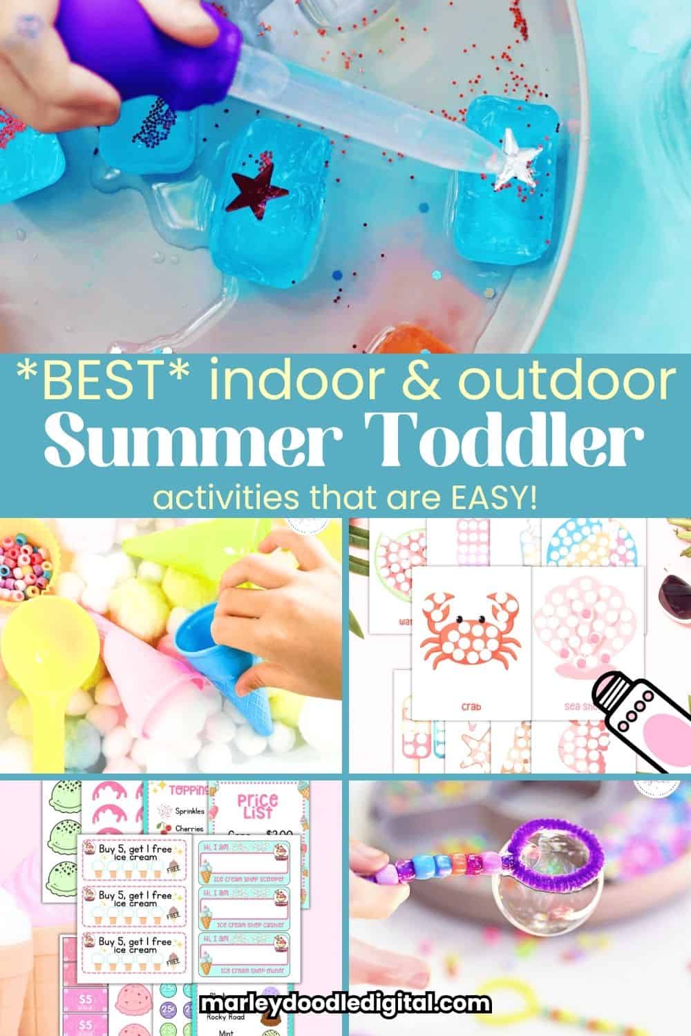25+ *Fun* Summer Activities for Toddlers - Marley Doodle Digital