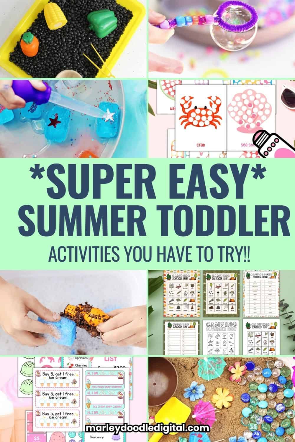 25+ *Fun* Summer Activities for Toddlers - Marley Doodle Digital