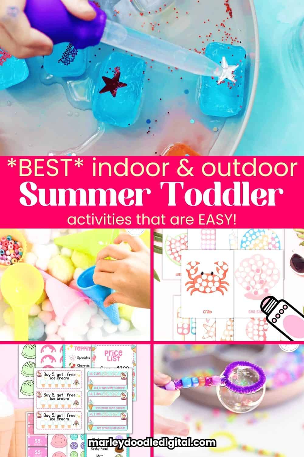 25+ *Fun* Summer Activities for Toddlers - Marley Doodle Digital