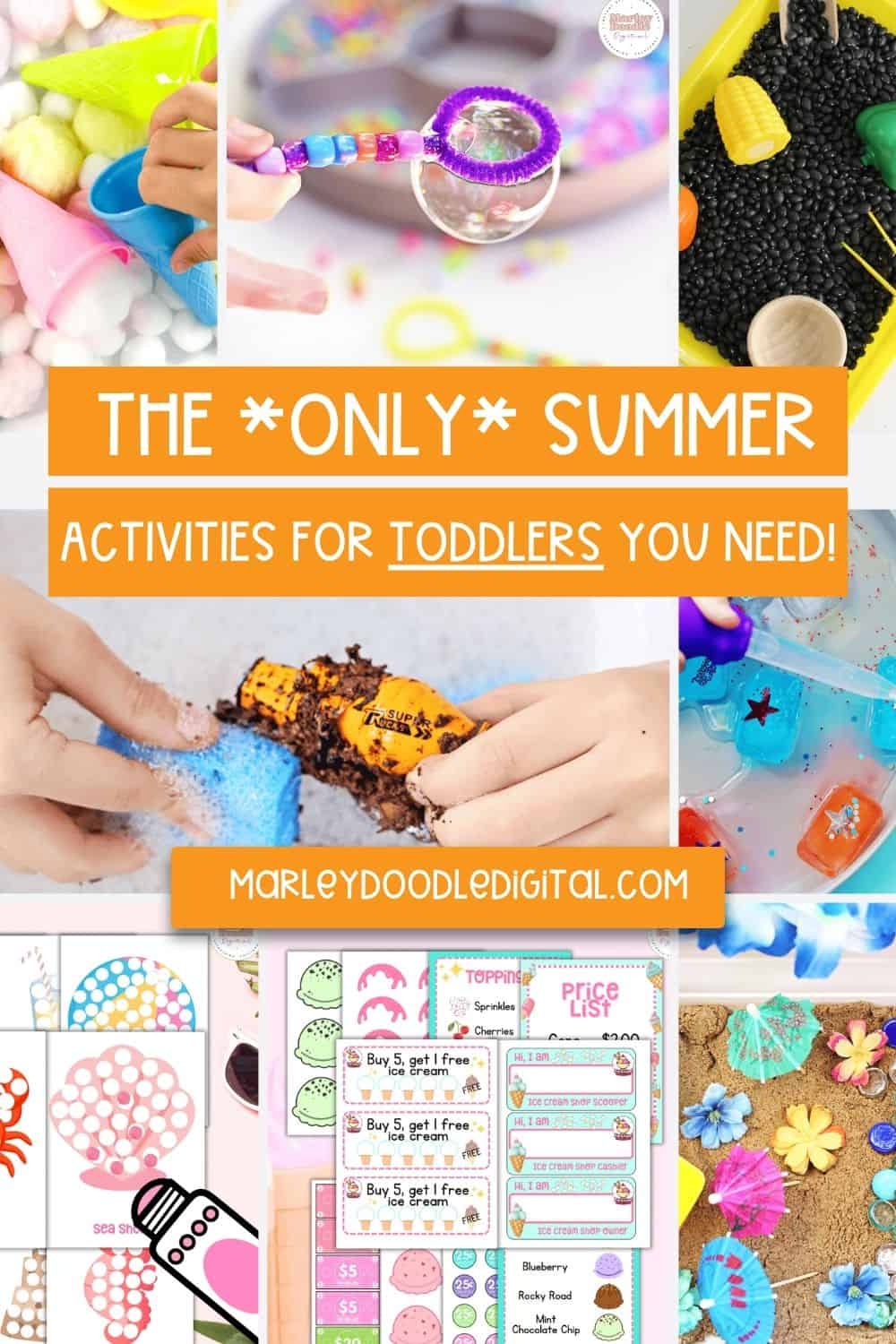 25+ *Fun* Summer Activities for Toddlers - Marley Doodle Digital
